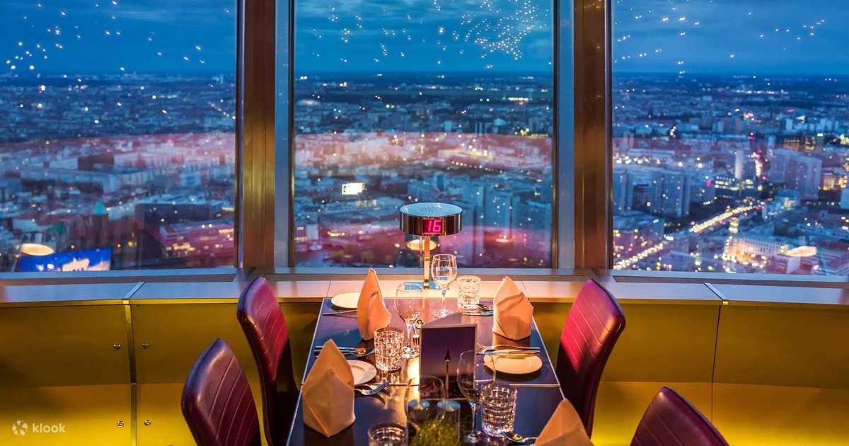 Berlin TV Tower Fast View Ticket with 3-Course Meal - Klook